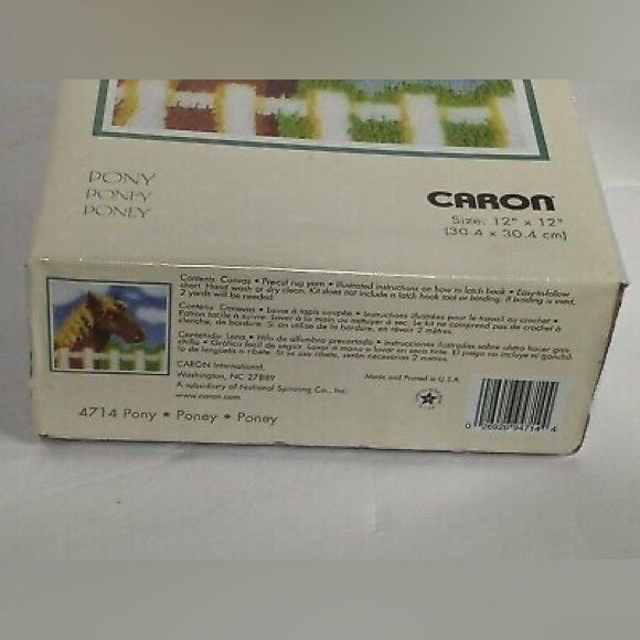 Caron | Accents | Caron Wonderart Pony 2 X 12 Latch Hook Kit Tool Not ...